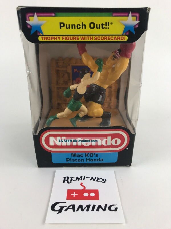 Vintage Nintendo Mario Zelda Punch Out Trophy Figure Little Mac And ...