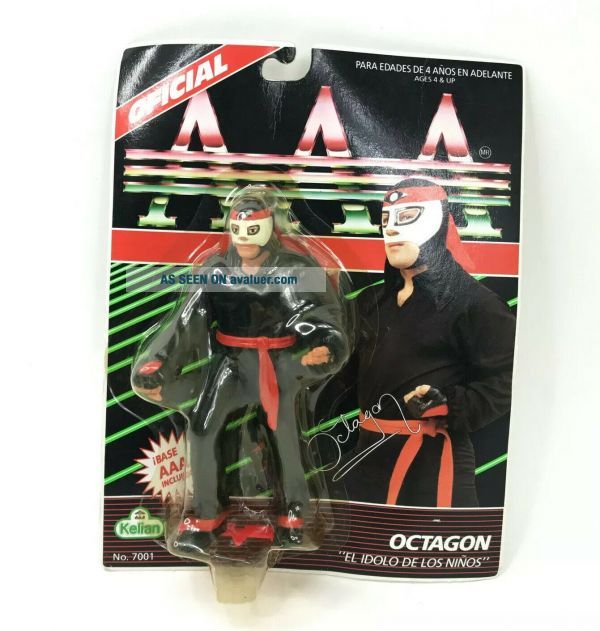 Octagon AAA Kelian Figure Toy Lucha Libre CMLL OSFTM WWE WCW On Card ...