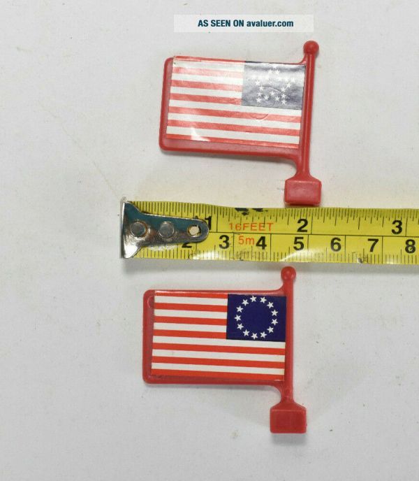 Vintage Lincoln Logs Frontier Fort Flags Circle Of Stars And Star Of ...