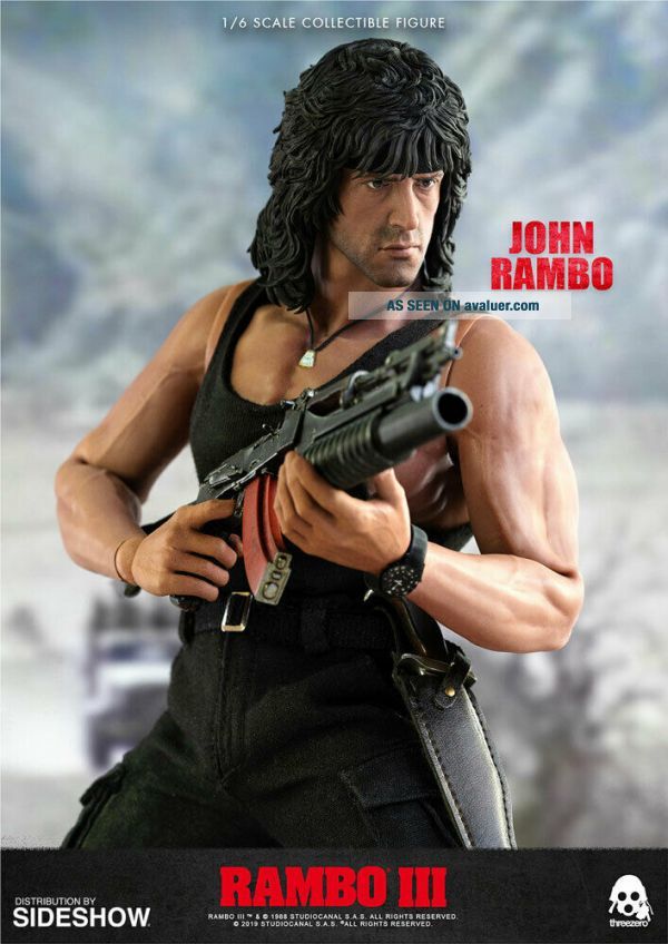 THREEZERO RAMBO III JOHN RAMBO SYLVESTER STALLONE 1:6 FIGURE | #30945572