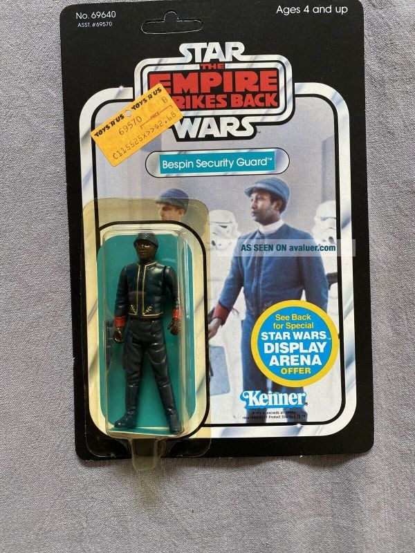 Star Wars ESB Black Bespin Security Guard Vintage Kenner 45 Back 69640 ...