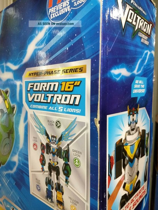 Voltron Legendary Defender Hyperphase SDCC 2018 5pc Lion Set | #30979339