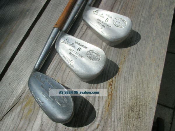 Rare Vintage Set Stewart Of St Andrews Wood Hickory Shaft Stainless ...
