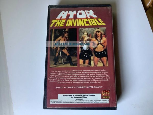 VHS Rare Find. Ator The Invincable. Showcase Release | #31073802