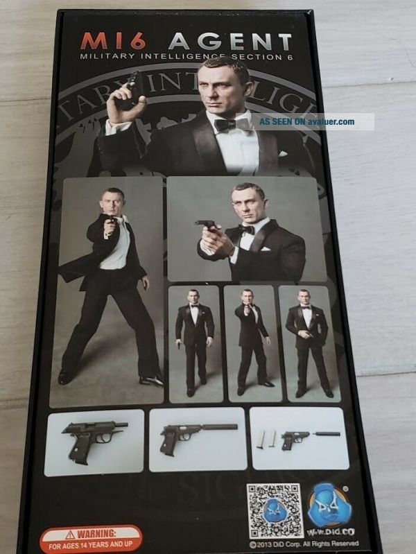 MIB James Bond MI6 Agent Jack Daniel Craig 1:6 Scale DID | #31042888