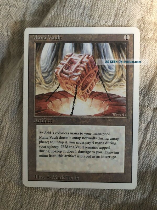 Magic MTG - Mana Vault - Revised 3rd Edition - LP | #31097603
