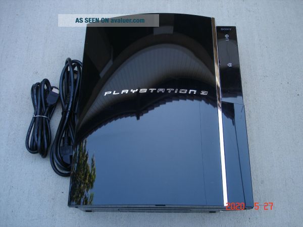 RARE Sony PlayStation 3 60GB PLAYS PS3 PS2 SACD CECHA01 3. 55 OFW Made ...