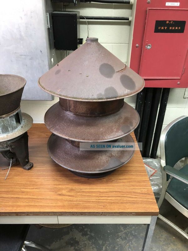 Rare Antique Federal Electric Co. Fire Department Cast Iron Siren Alarm ...