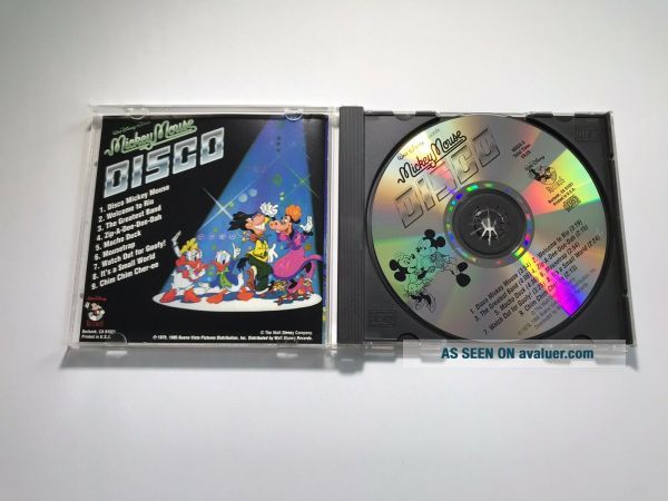 RARE MICKEY MOUSE DISCO CD Walt Disney Zip A Dee Doo Dah It ' S A SMALL ...