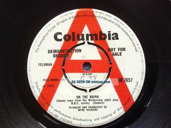 MIKE VICKERS - ON THE BRINK Rare UK 1965 DEMO PROMO / NORTHERN SOUL ...