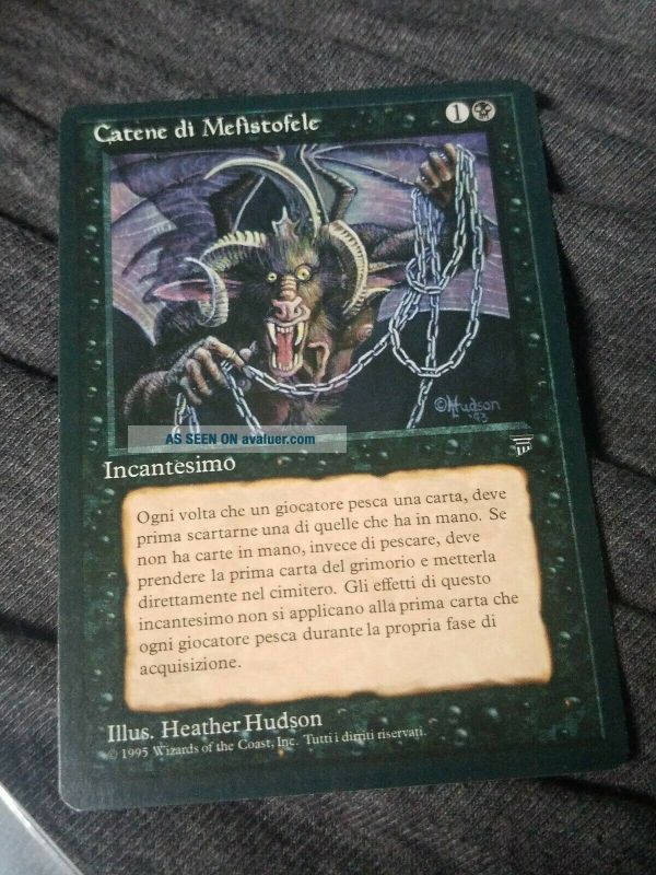 MTG Magic Gathering Chains Of Mephistopheles Legends Magic LP Italian ...
