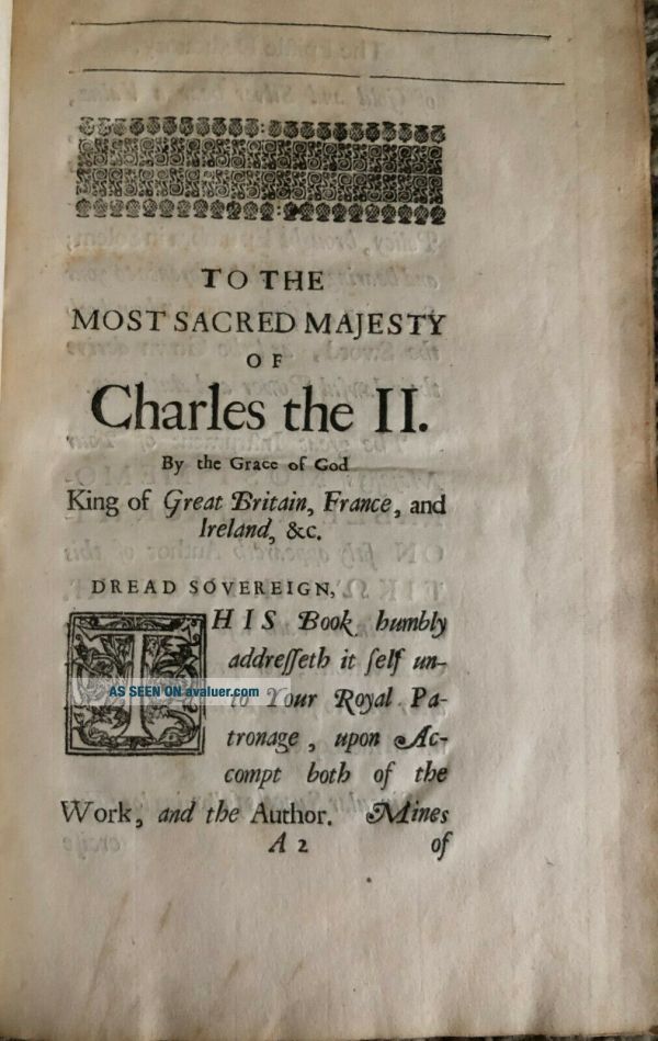 Monck Military Affairs King Charles II English Civil War 1st Ed 1671 ...