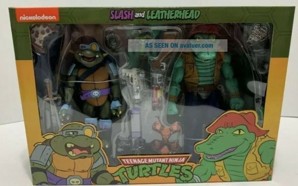 NECA TMNT Leatherhead And Slash Target Exclusive 2 Pack In Hand Now ...