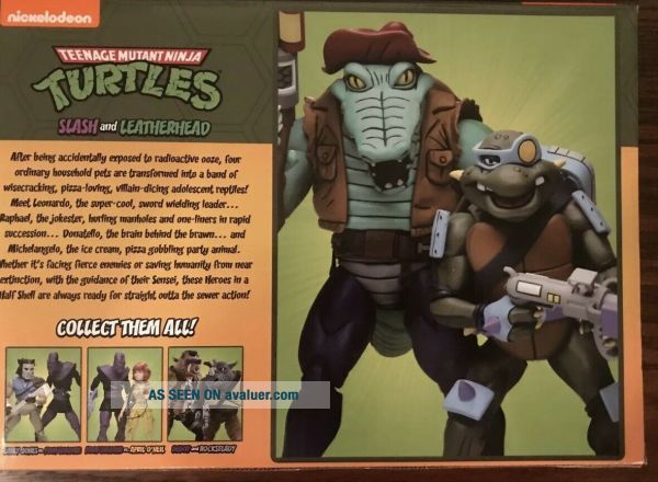 NECA TMNT Leatherhead And Slash Target Exclusive 2 Pack In Hand Now ...
