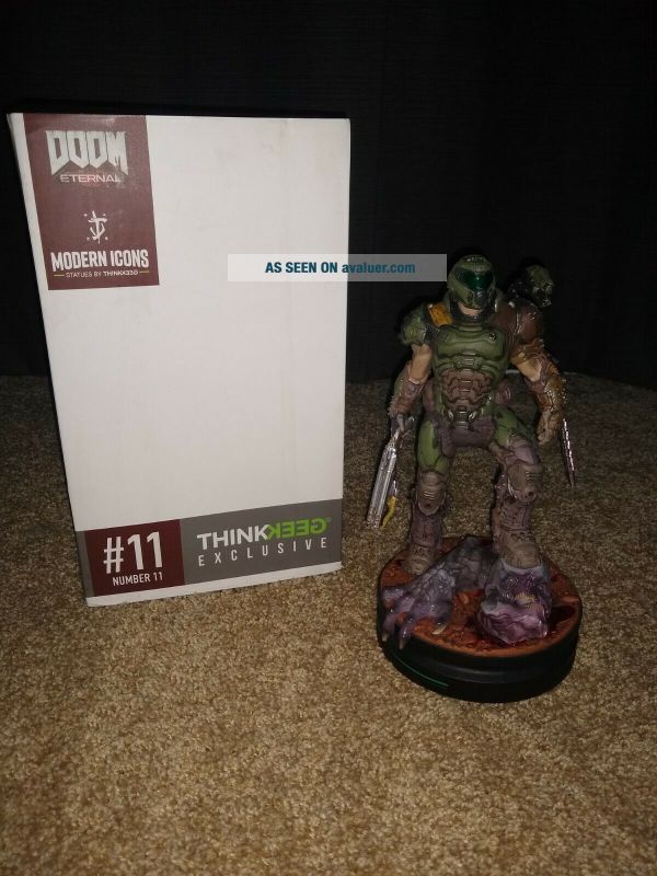 Authentic Doom Eternal Modern Icons Doom Slayer Statue | #31116072