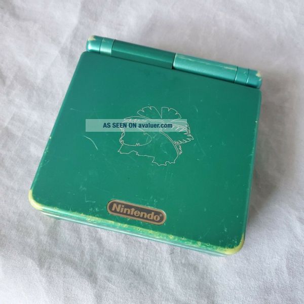 Rare Pokemon Center Limited Game Boy Advance SP Green Venusaur Edition ...