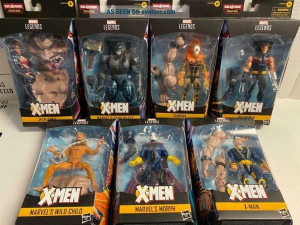 MARVEL LEGENDS FIGURE SET SUGAR MAN BAF X - MEN AGE OF APOCALYPSE ...