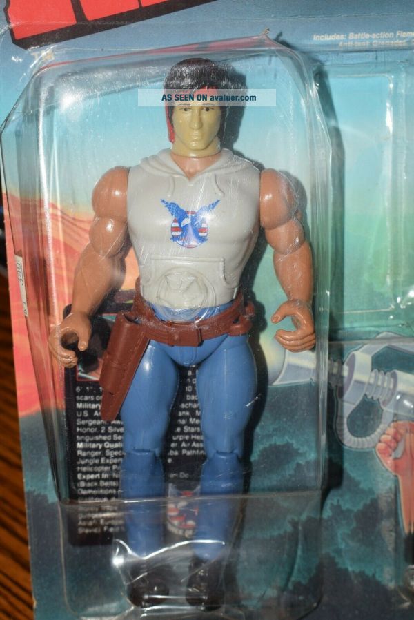 RAMBO The Force Of Freedom Fire - Power Rambo Figure MOC RARE FIND ...