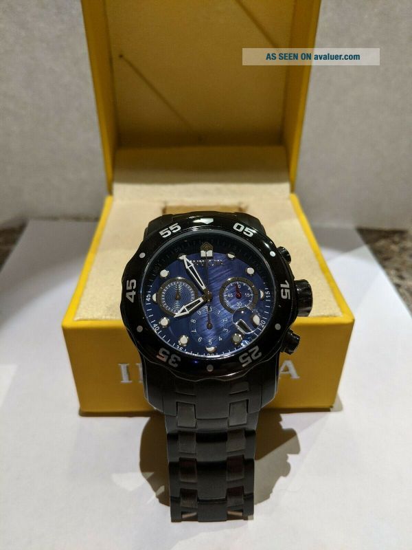 Invicta Master Of The Oceans Tritnite Quartz Watch W/ MOP Dial Model ...