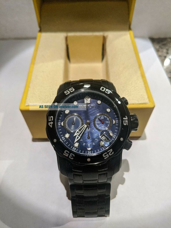 Invicta Master Of The Oceans Tritnite Quartz Watch W/ MOP Dial Model ...