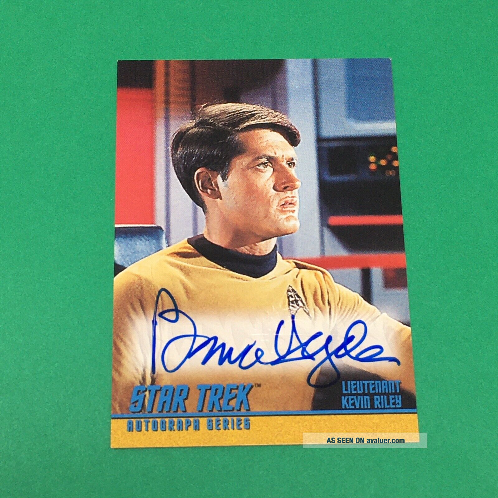 Bruce Hyde Star Trek TOS Season 1 Kevin Riley Signed Autograph Card A14 ...