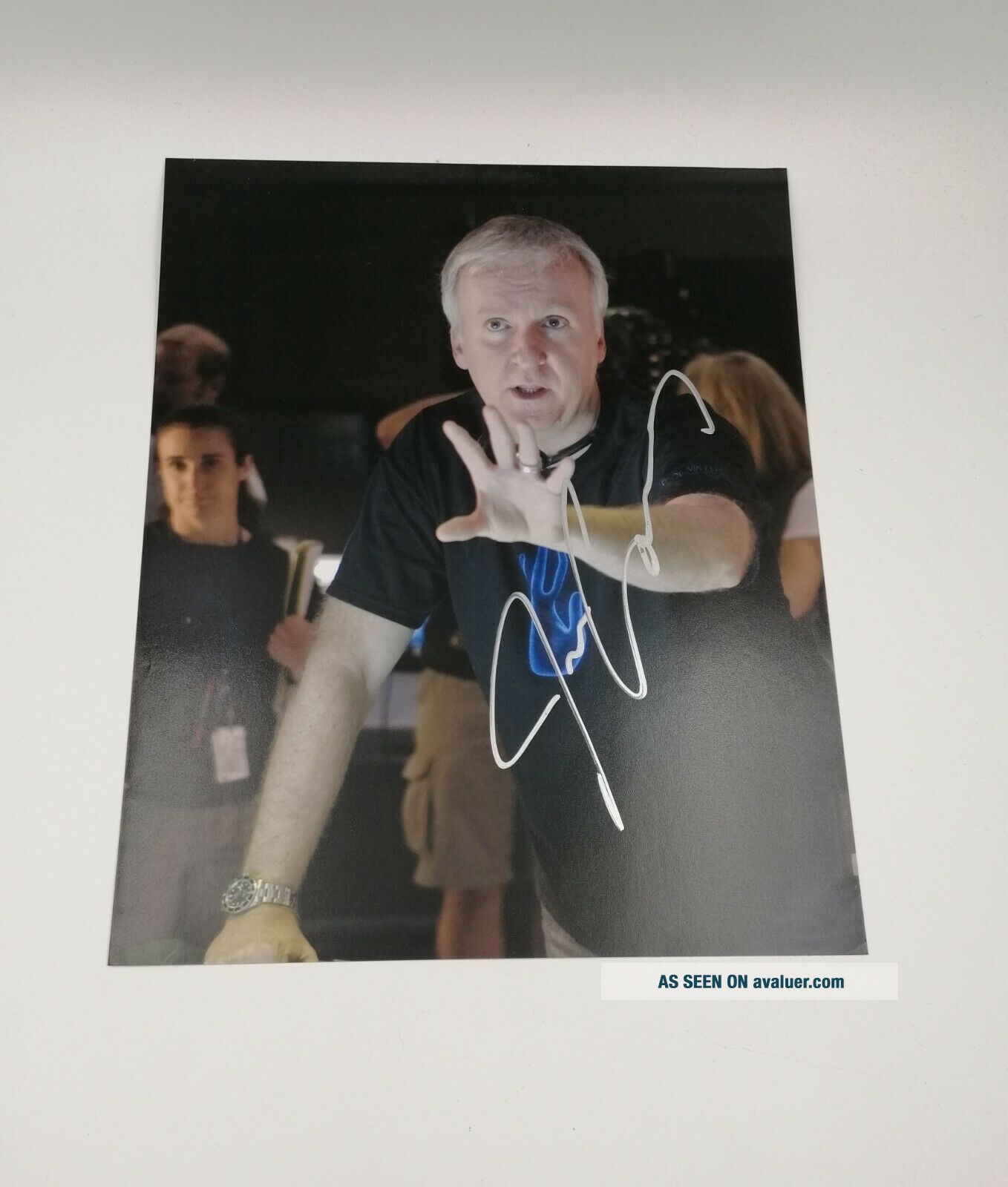 JAMES CAMERON HAND SIGNED 8X10 PHOTO TITANIC TERMINATOR AVATAR BAS ...