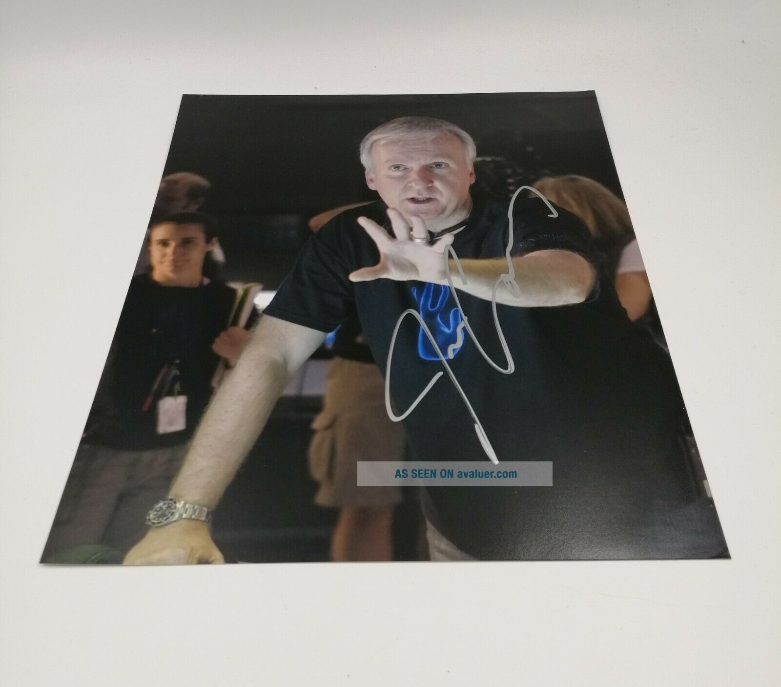 JAMES CAMERON HAND SIGNED 8X10 PHOTO TITANIC TERMINATOR AVATAR BAS ...
