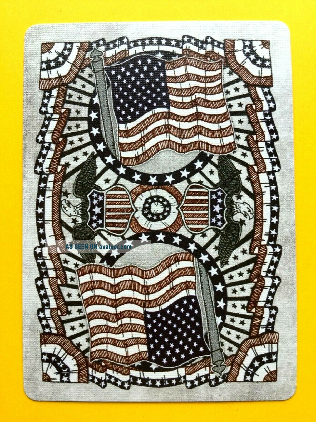 Bicycle American Flag Ace Of Spades Single Swap Playing Card | #31424408