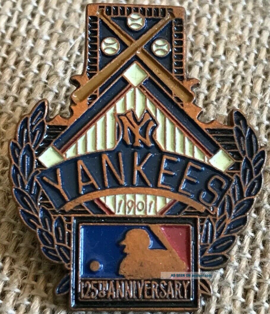 Vintage 1994 York Yankees MLB 125th Anniversary Pin Limited Edition ...