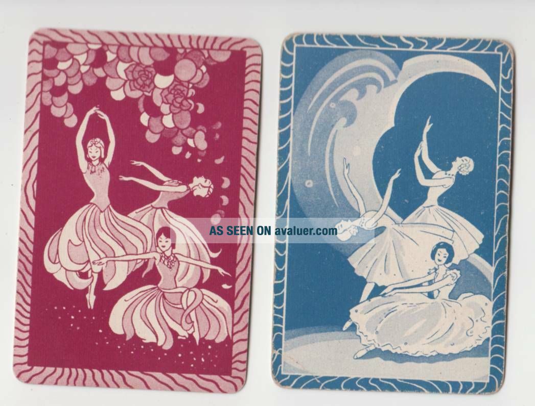 C66 Vintage Swap Cards Fairy Dancers Ladies | #31442277