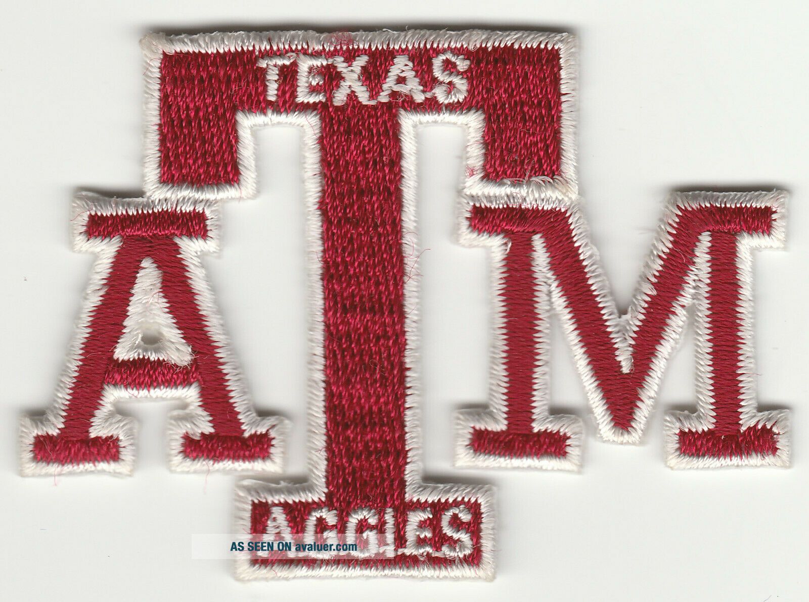 TEXAS A&M AGGIES NCAA COLLEGE 2 3/8 " TEAM LOGO PATCH | #31519467