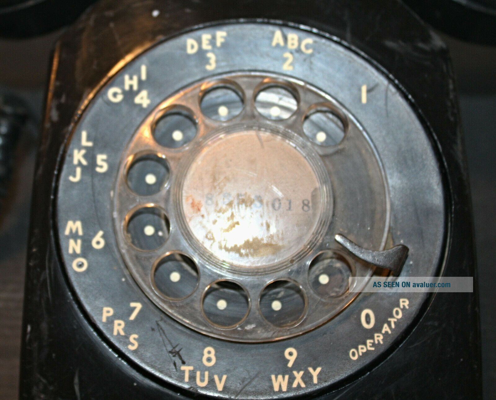 Vintage WESTERN ELECTRIC Black Rotary Desk Telephone Bell System 500 DM ...