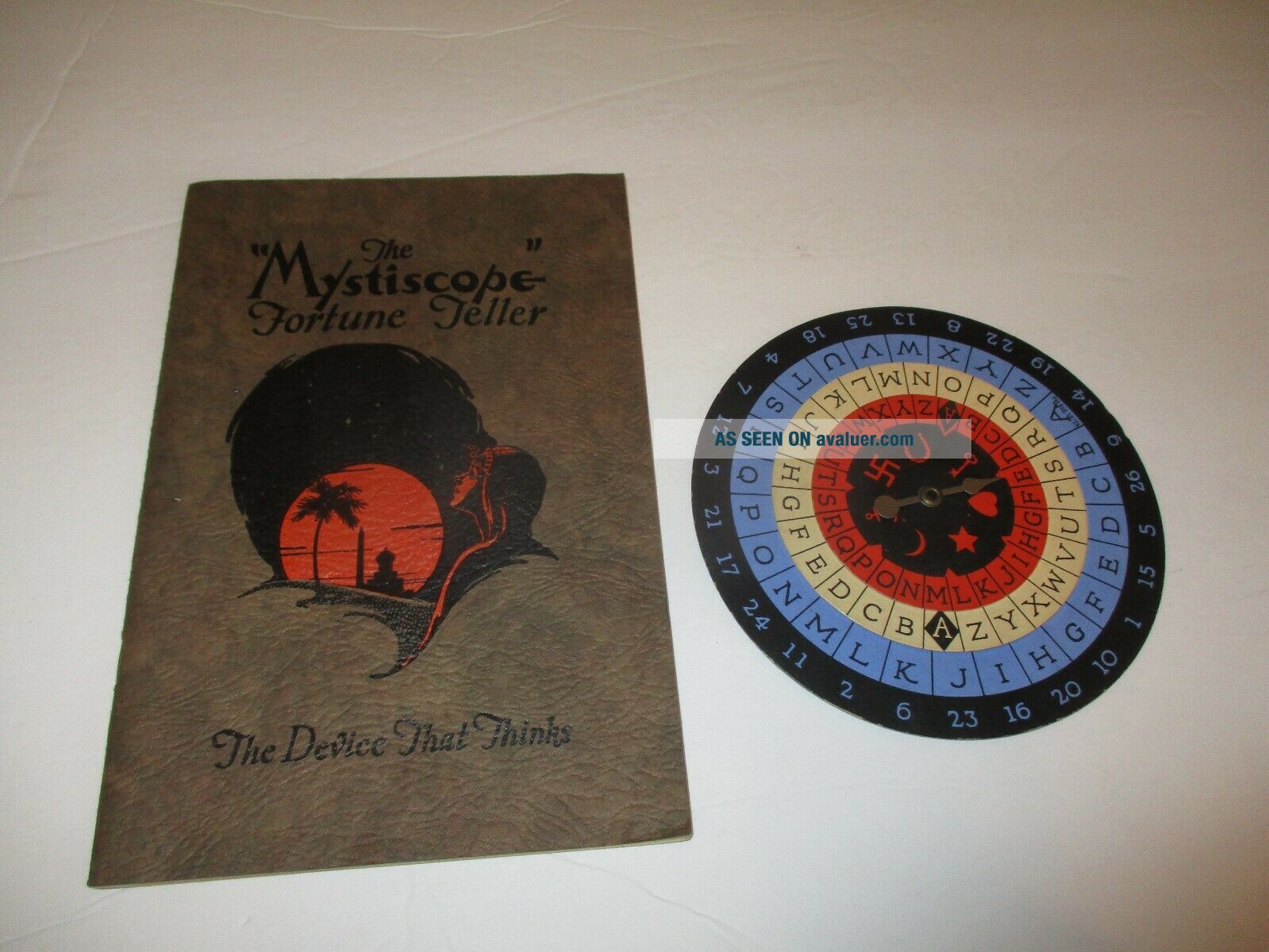 The Mystiscope Fortune Teller - 1925 Booklet And Device National ...