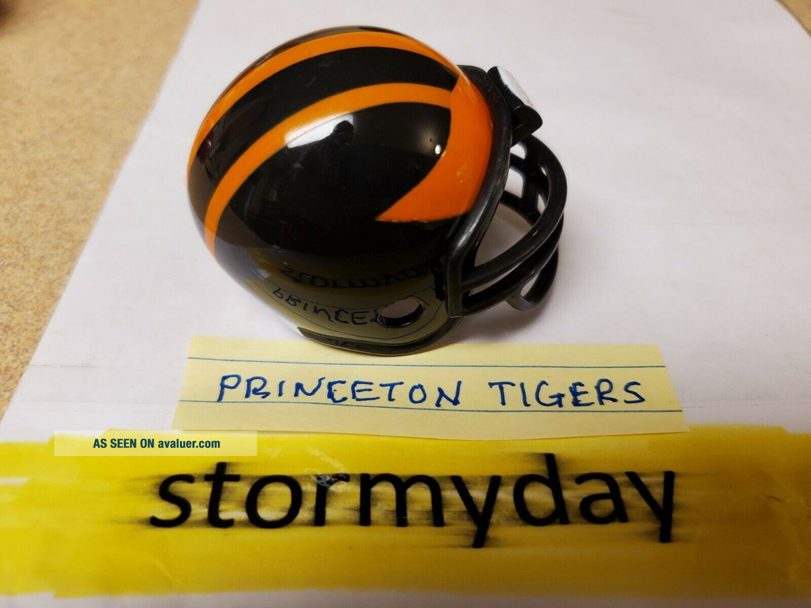 RIDDELL POCKET PROS PRINCETON TIGERS Football Helmet NCAA College ...