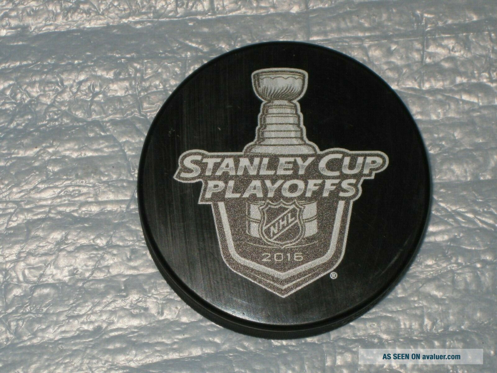 2016 NHL STANLEY CUP PLAYOFFS Puck NHL InGlasCo Slug PITTSBURGH ...