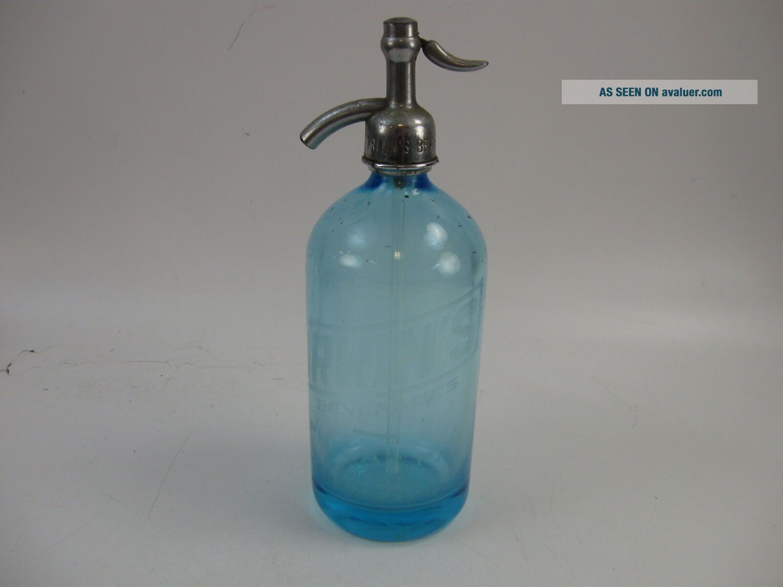 Vintage Irwin ' S Bottling Co. Philadelphia PA Blue Glass Seltzer ...
