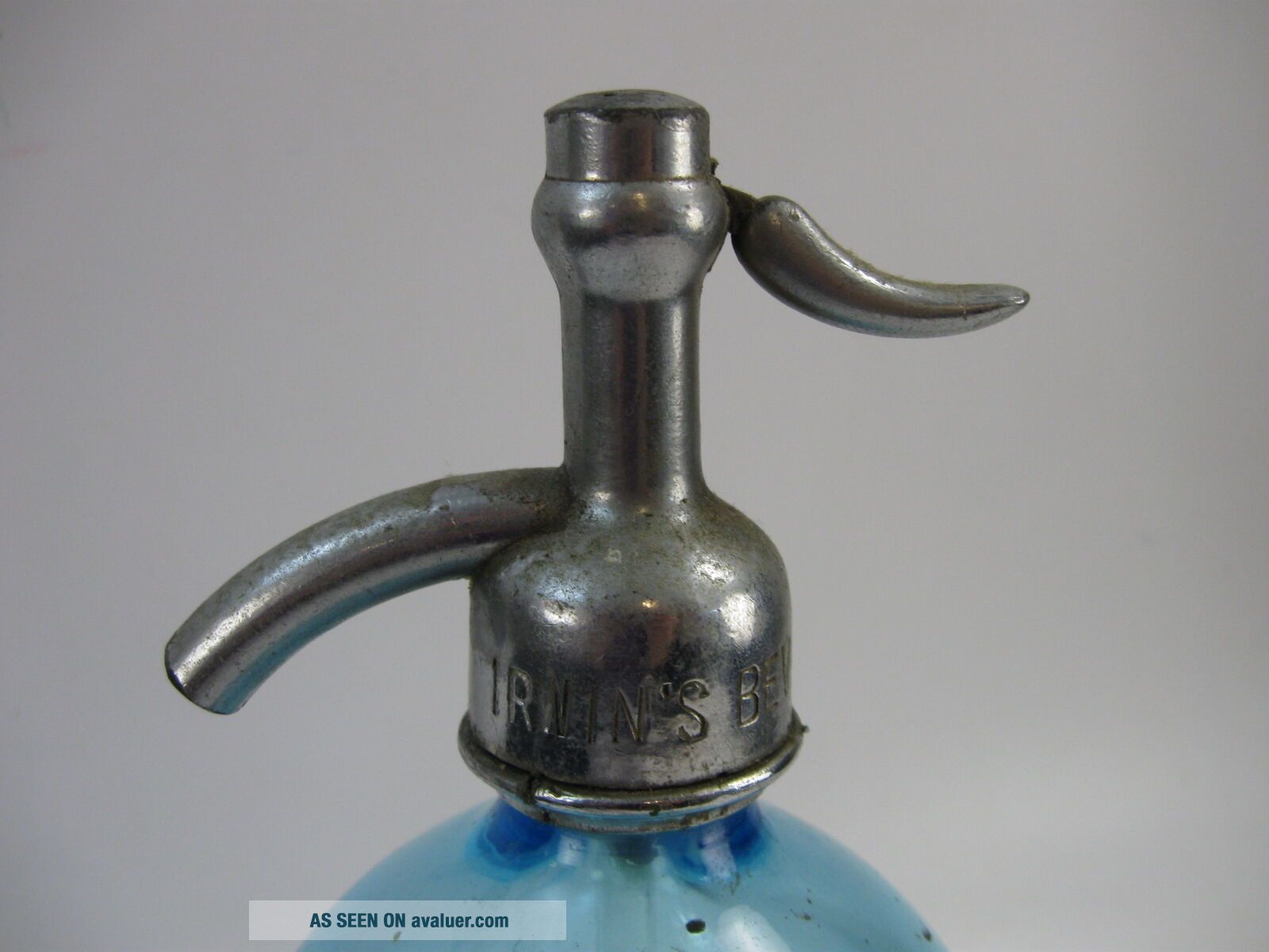 Vintage Irwin ' S Bottling Co. Philadelphia PA Blue Glass Seltzer ...
