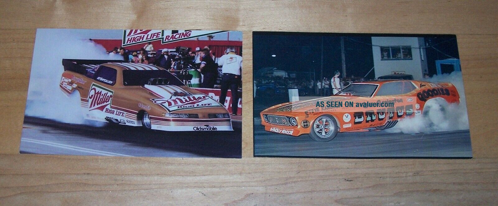2 - Different 5 X 7 BRUTUS & Ed The Ace Drag Racing Postcards | #31612179