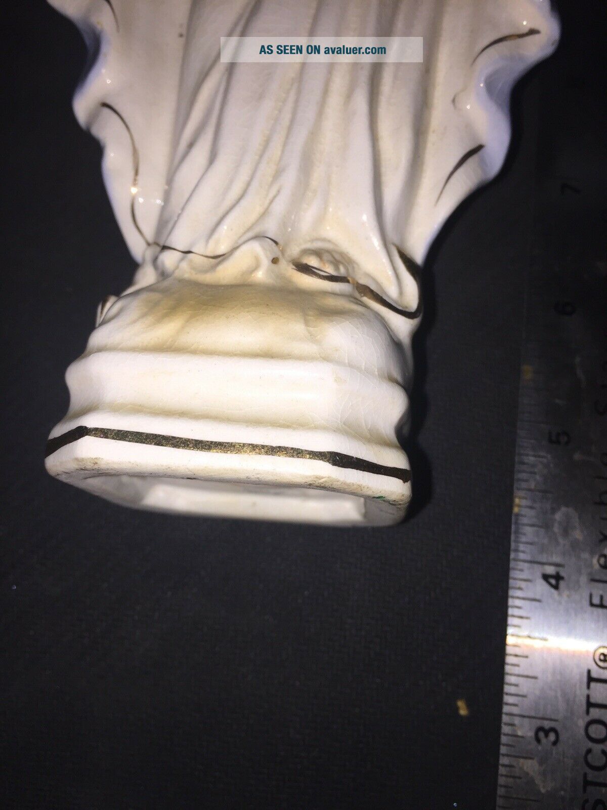 9’ Vintage Porcelain Virgin Mary Statue Japan Catholic Icon Oddity ...