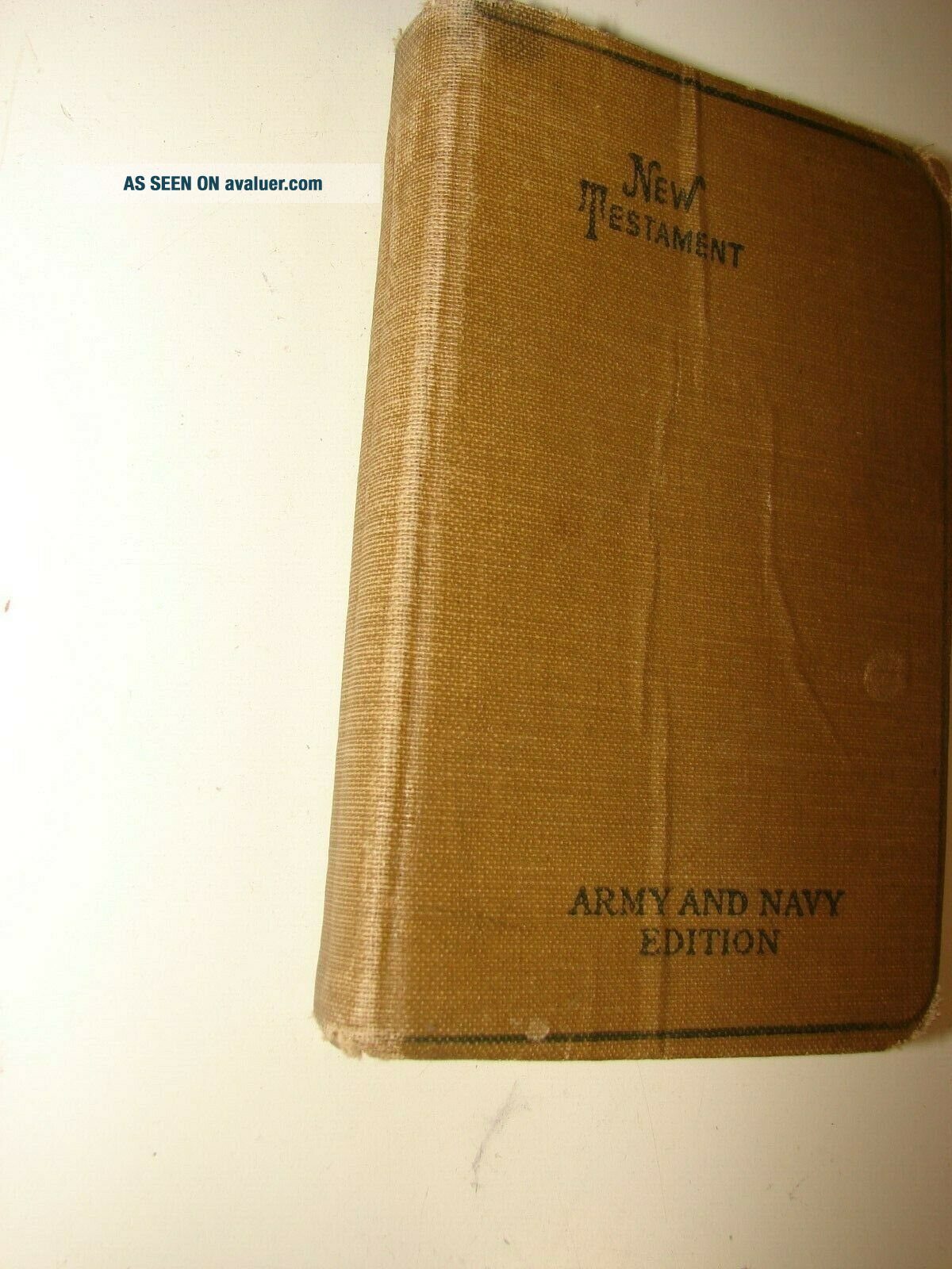 1917 WWI Bible - NT - Canvas Covers - Army And Navy Edition | #31654811