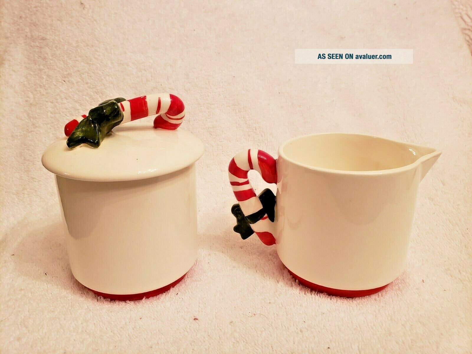 Enesco Christmas Candy Cane Sugar & Creamer Set | #31705135