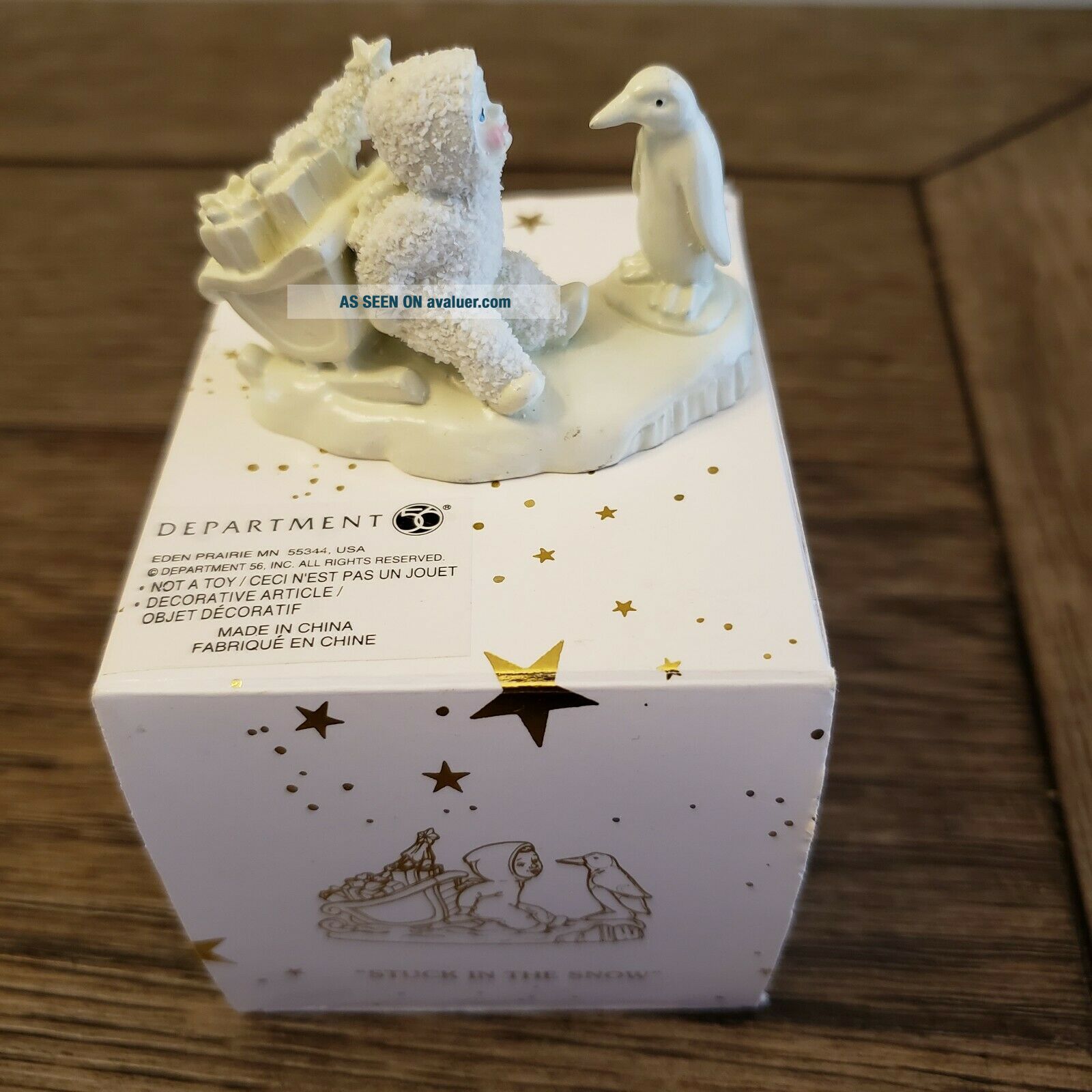 Dept 56 Snowbabies - Pewter Miniatures " Stuck In The Snow " - | #31723049