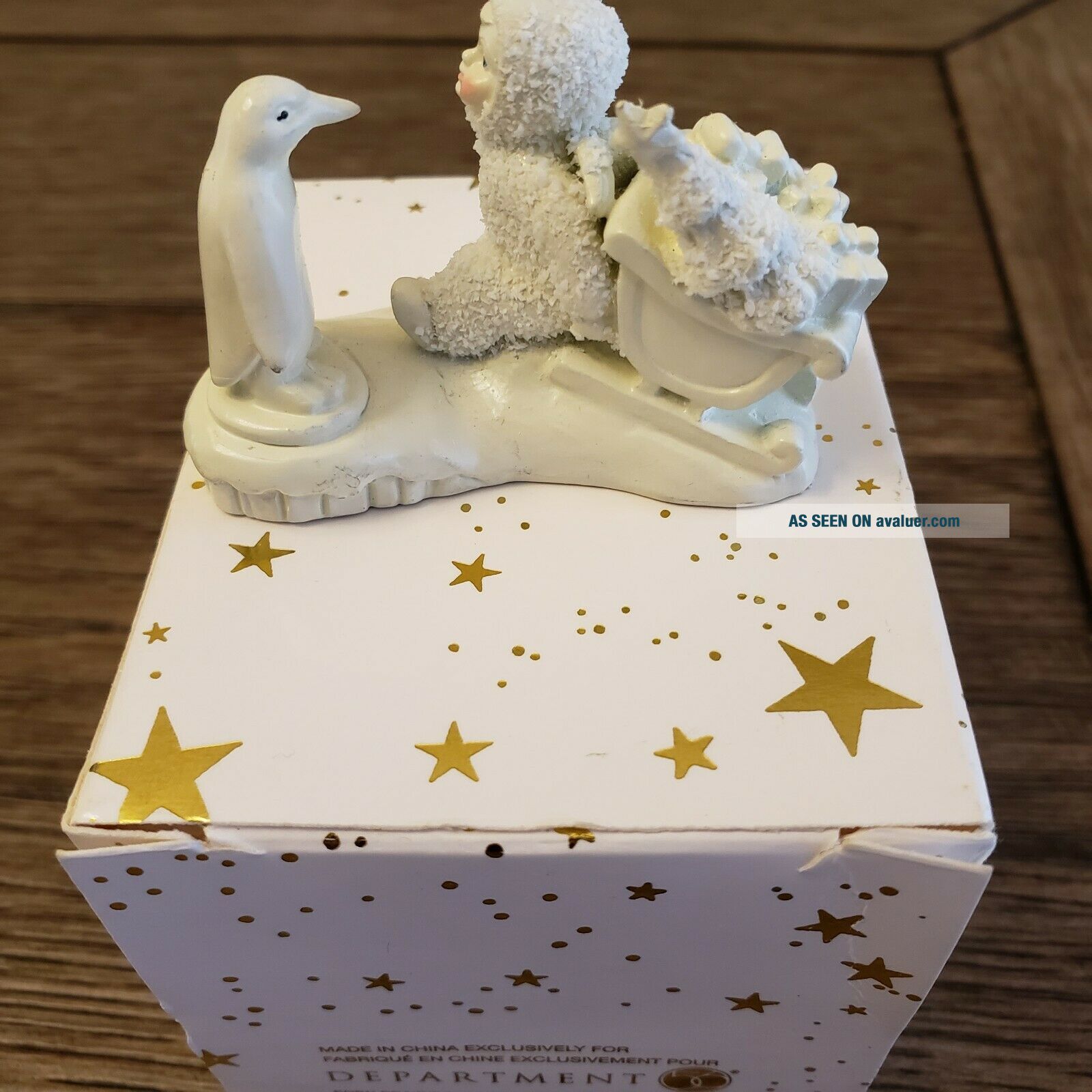 Dept 56 Snowbabies - Pewter Miniatures " Stuck In The Snow " - | #31723049