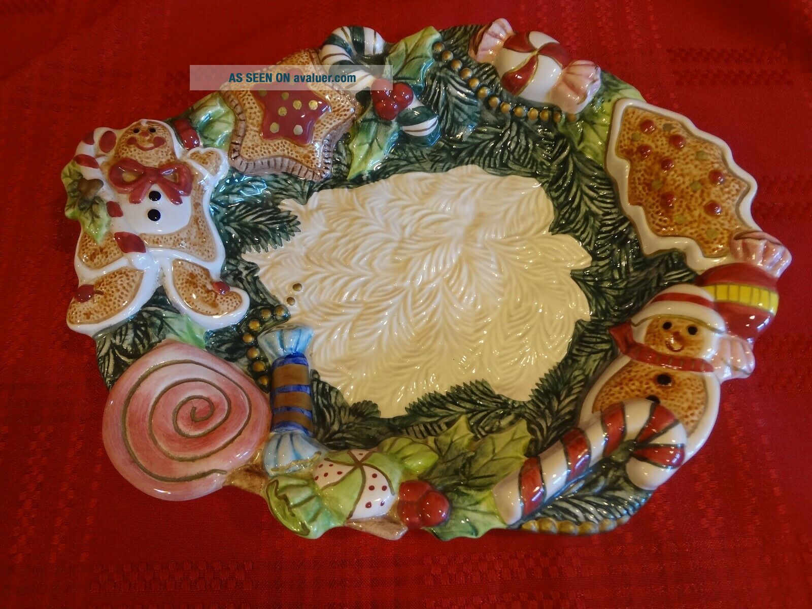 Fitz And Floyd Christmas Plates