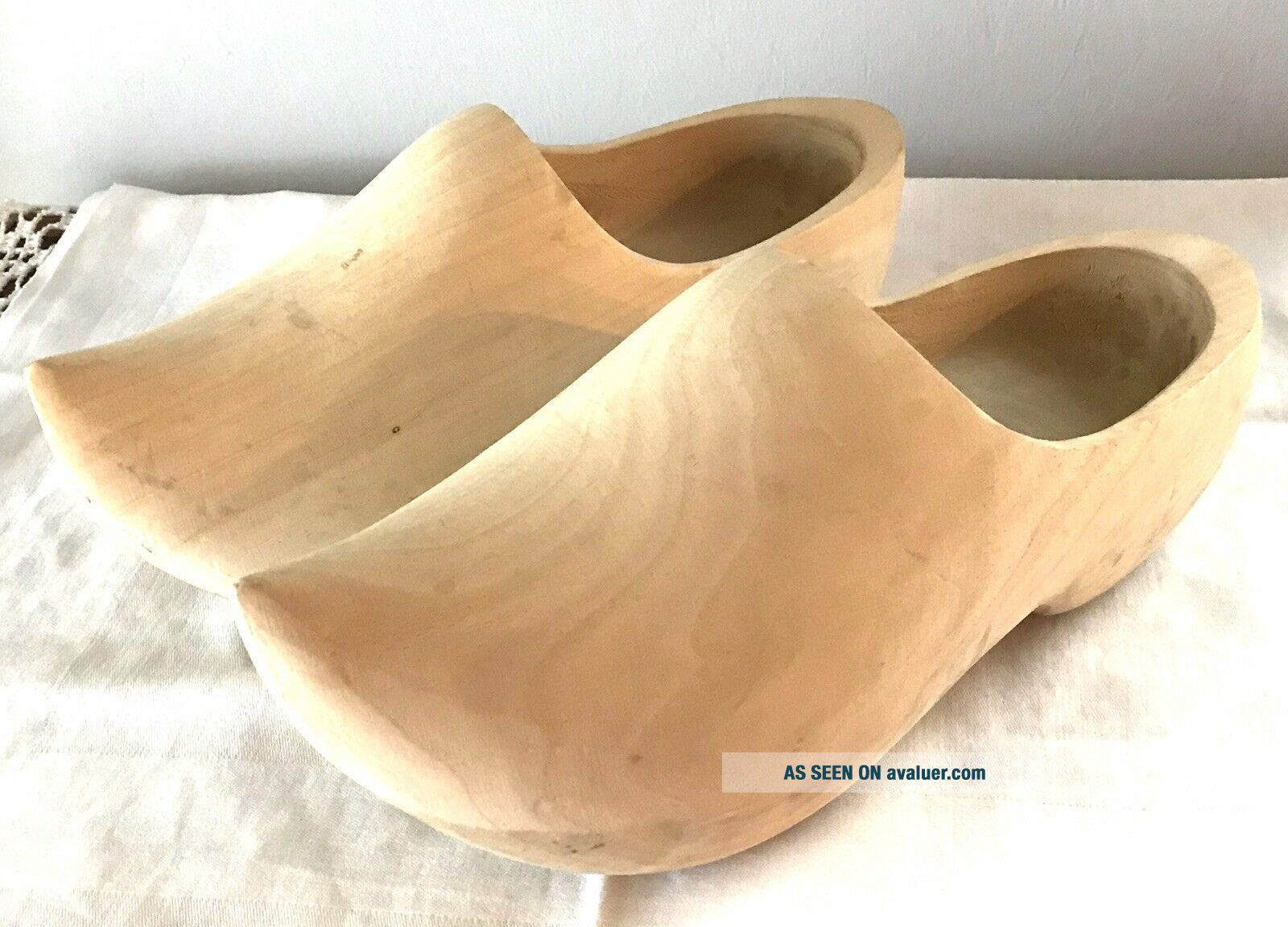 Wooden Dutch Shoes Clog Made In Holland Unfinished Natural Wood ...