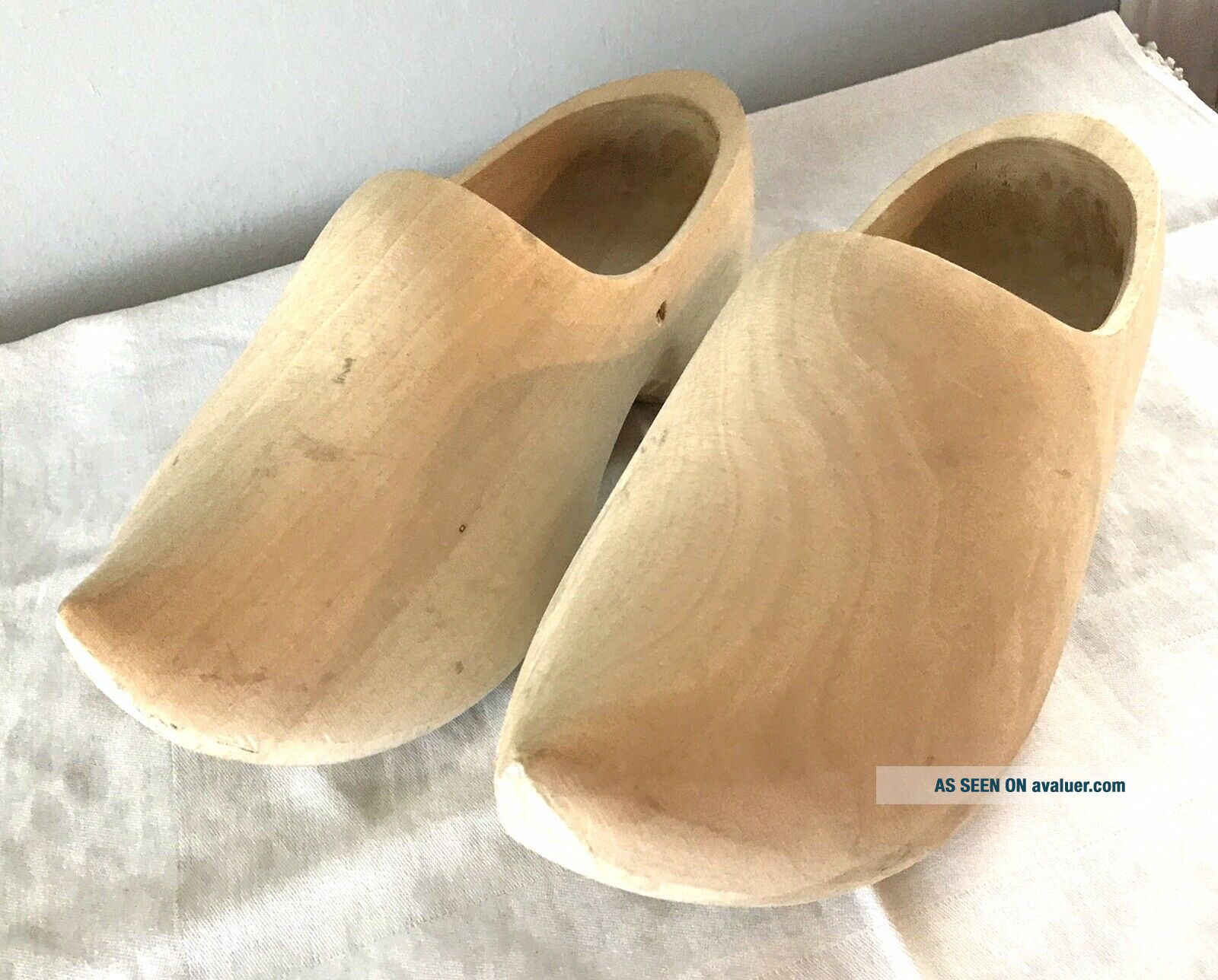 Wooden Dutch Shoes Clog Made In Holland Unfinished Natural Wood ...