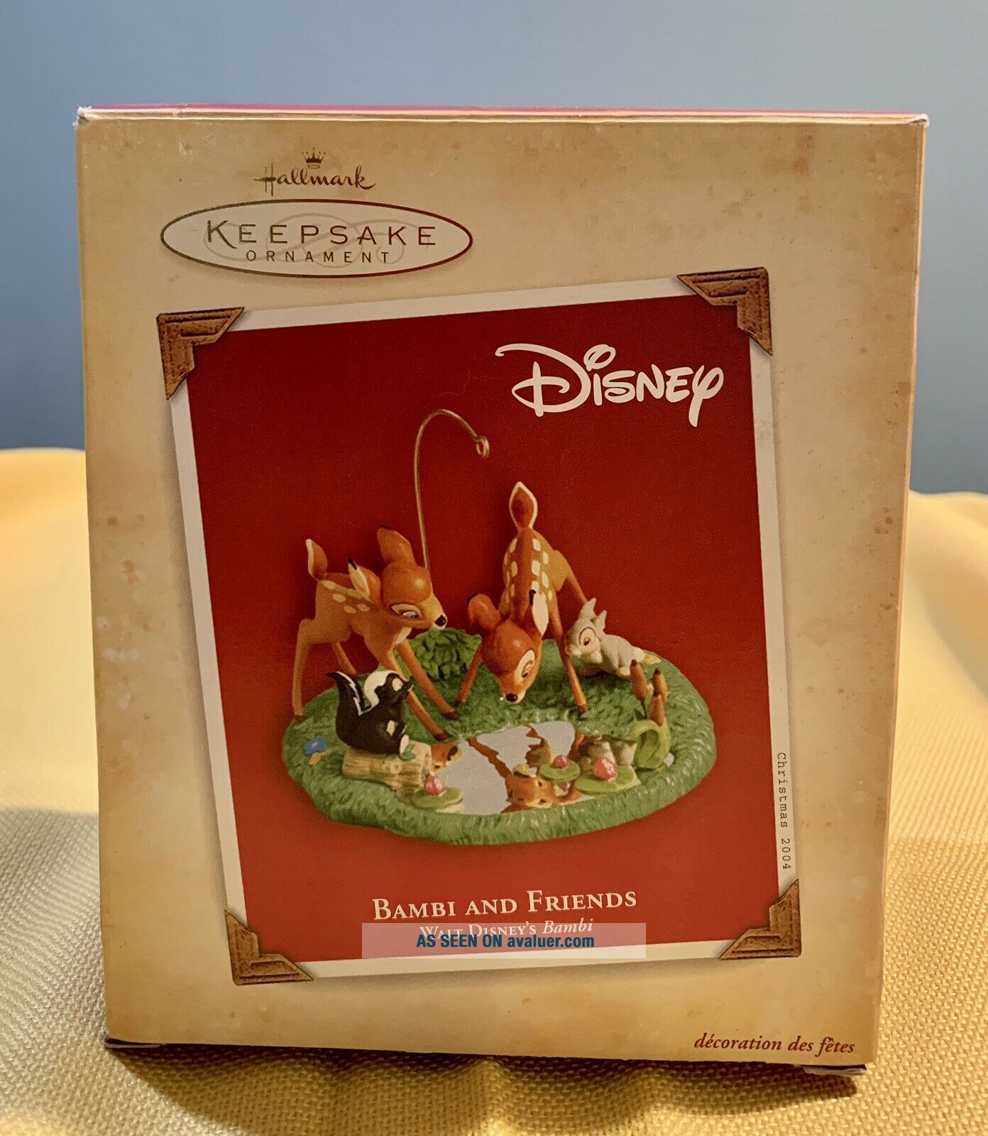 Hallmark 2004 Walt Disney’s Bambi And Friends Ornament Christmas Pond ...