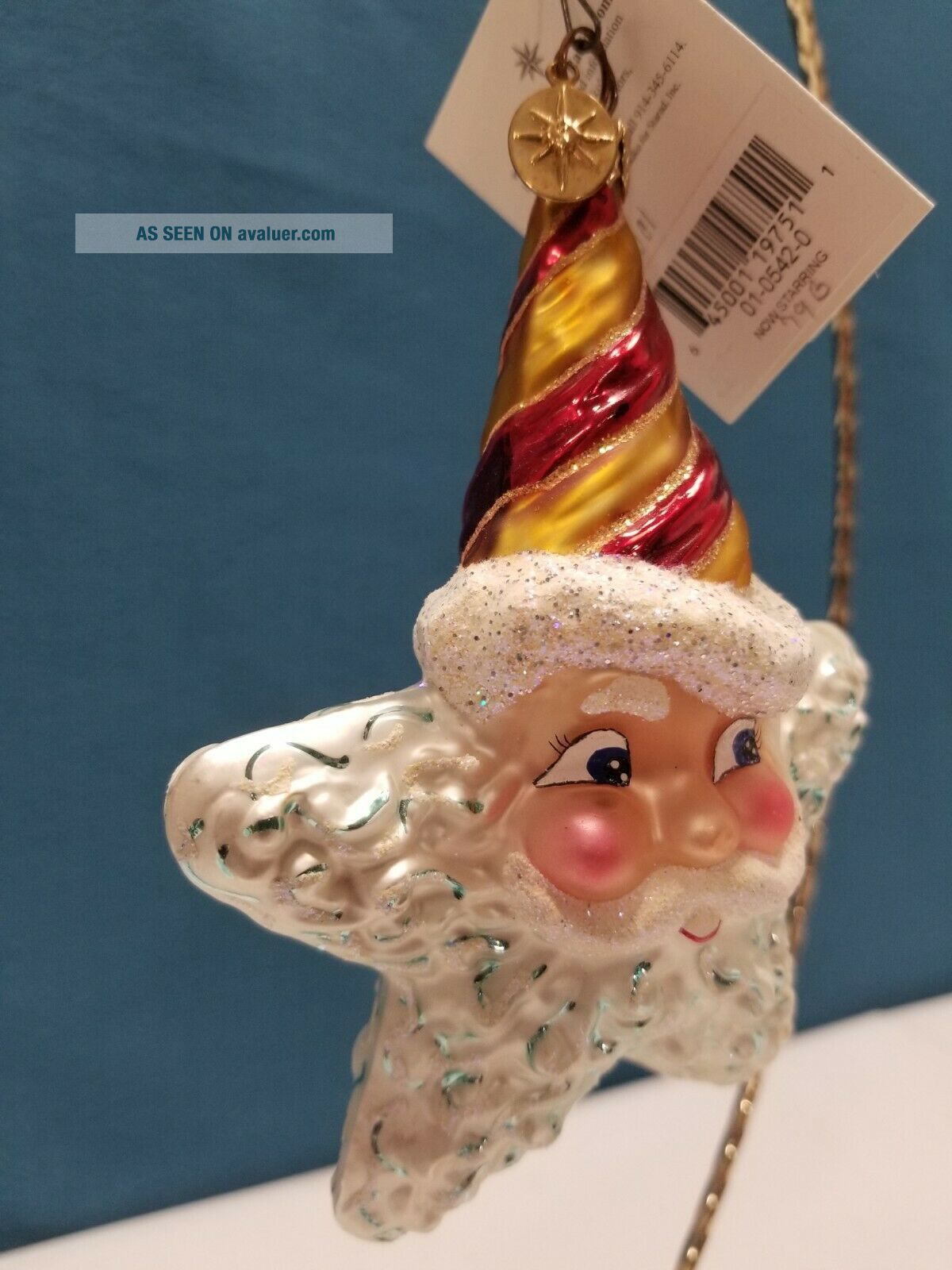 Christopher Radko Santa In Star Christmas Ornament Now Starring | #31744683