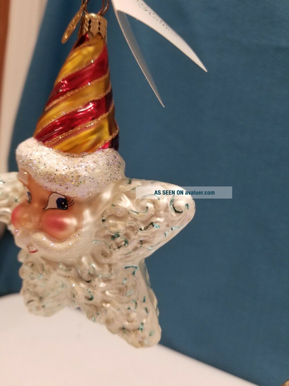 Christopher Radko Santa In Star Christmas Ornament Now Starring | #31744683