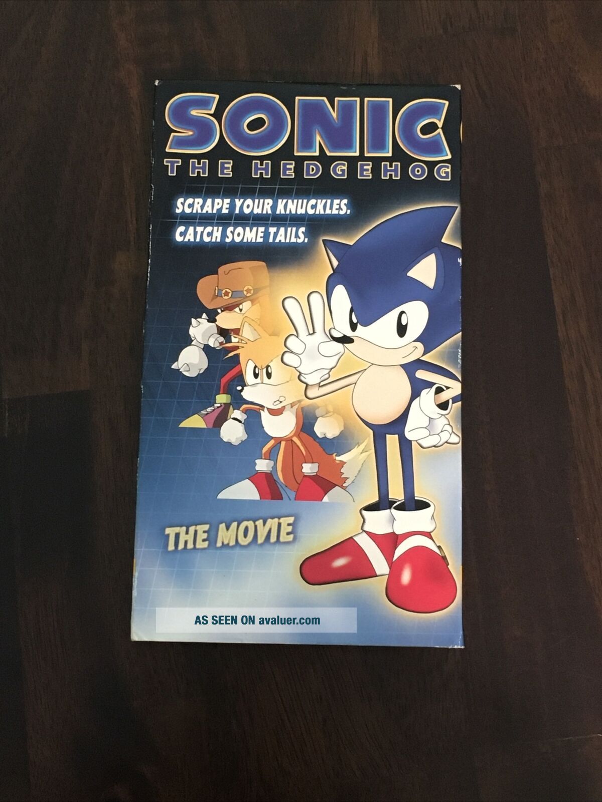 Sonic The Hedgehog: The Movie VHS Rare White VHS Tape | #42526185
